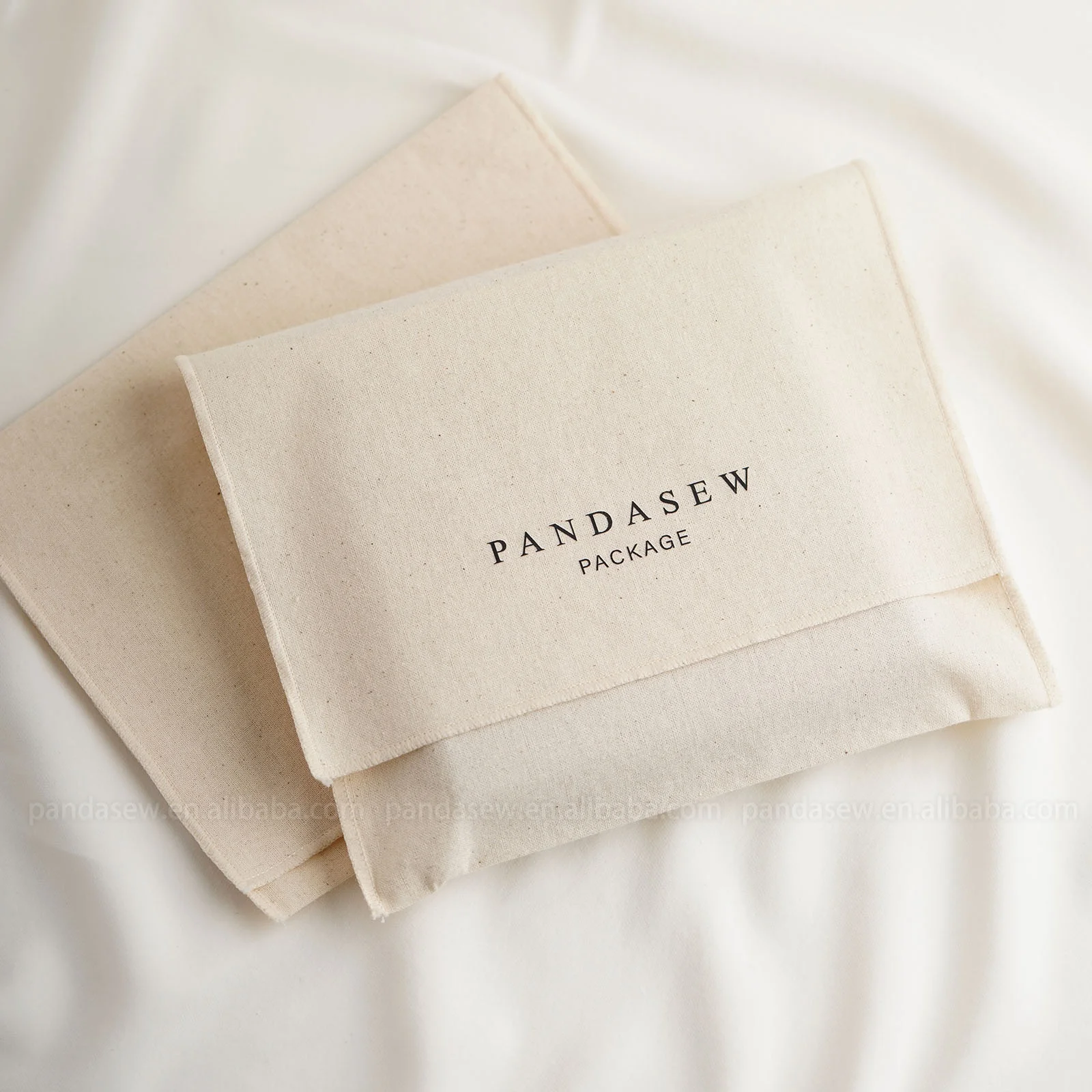 Pandasew Custom Logo Natural Promotional Muslin Bag