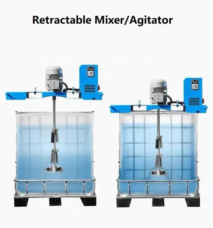 High-Speed Electric Mixer for 265 Gallon IBC TANK – Efficient Agitator ...