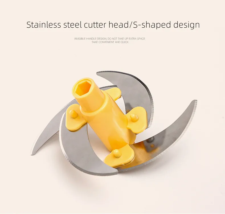 Multifunction Mini Food Choppers Meat Mixer And Vegetable Grinder Hand ...