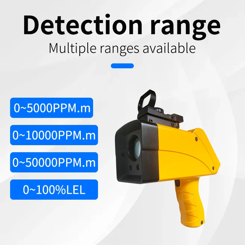 Portable Laser Sensor Methane Gas Detector - IP65 Rating