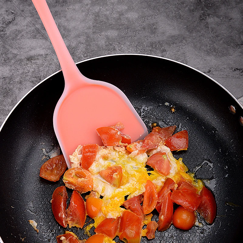 Food Grade Translucent Silicone Spatula Cooking Spoon Shovel Non Stick ...