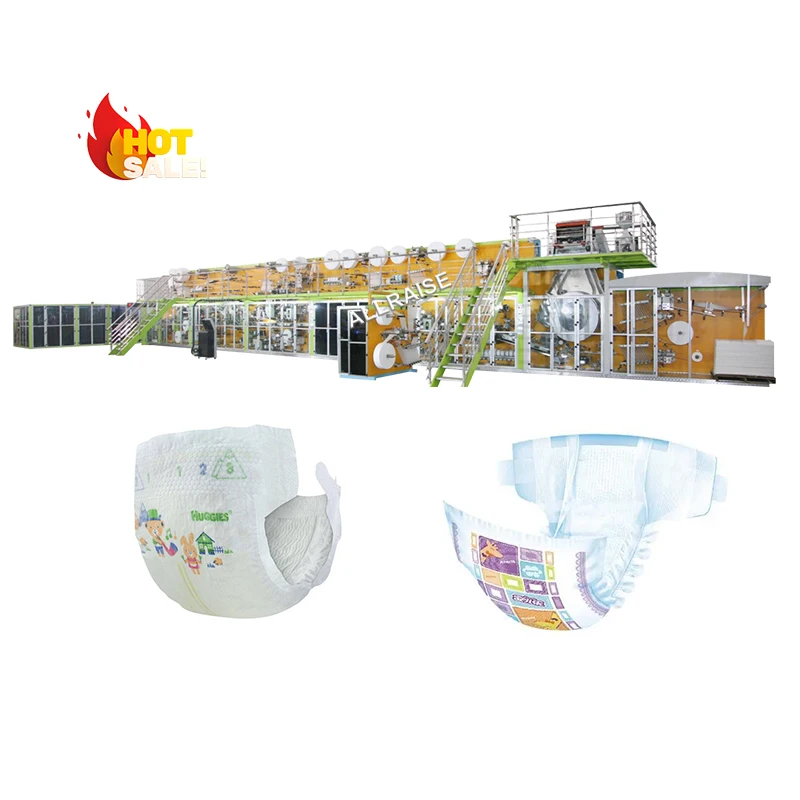 High Speed Baby Diaper Machine Baby Diaper Production Line Baby Diaper ...