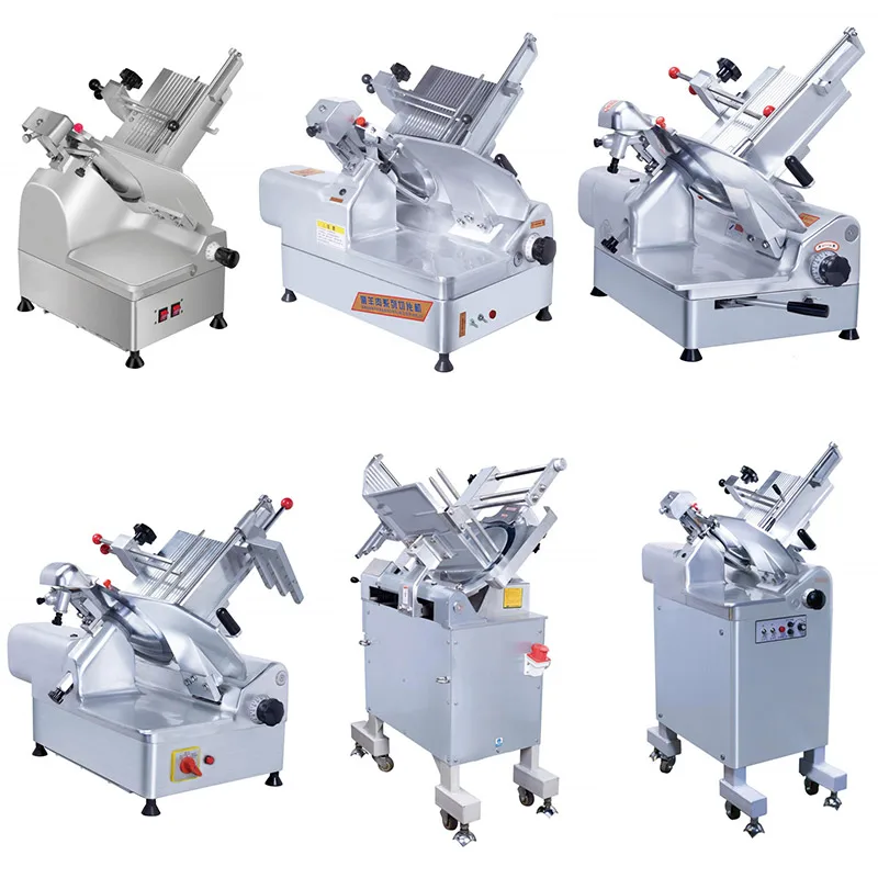Floor Stand Fresh Meat Slicer Cutting Machine Commercial Meat Slicer ...