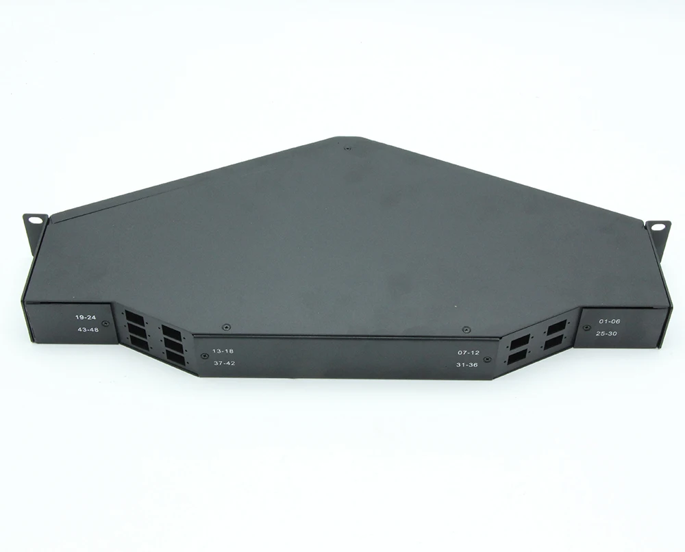 96f/128f/144f Mpo/mtp-lc Fiber Optic Patch Panel 19' 1ru High Density China Made Fixed Type Fhd ...