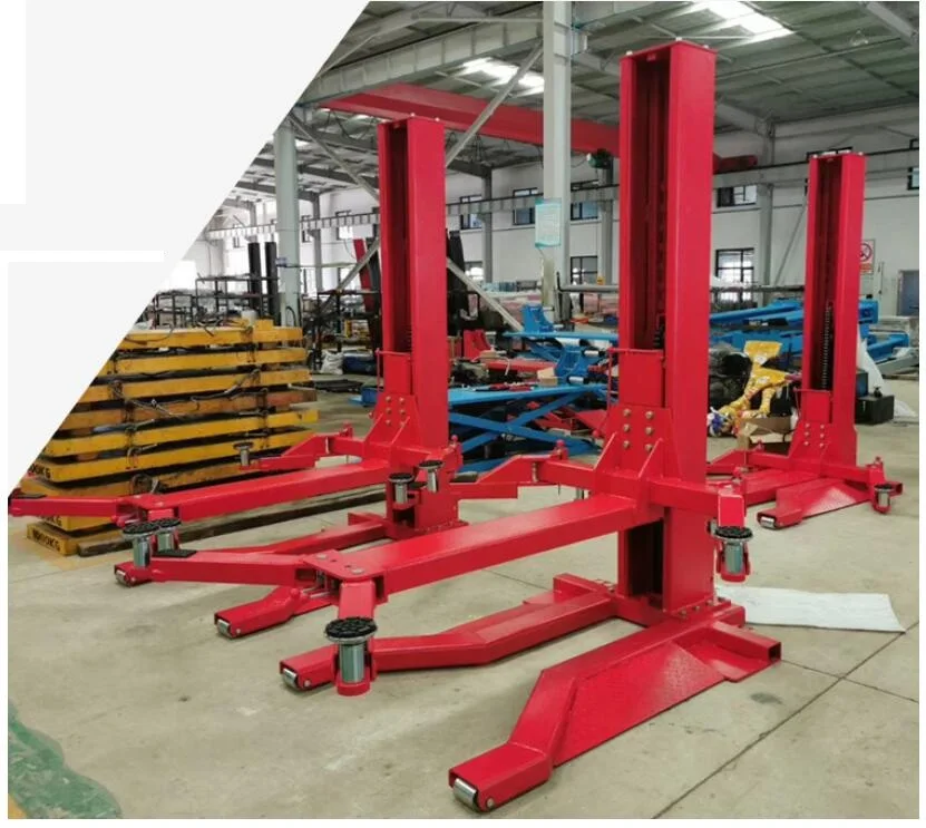 Heavy Duty Single Column Mobile Lift 2.7 Ton Portable Single Post Car ...
