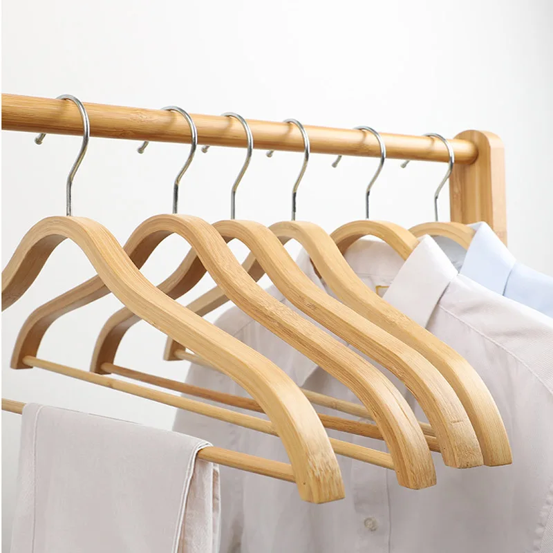 Heavy-duty Clothes Bamboo Hangers - Plywood Laminated