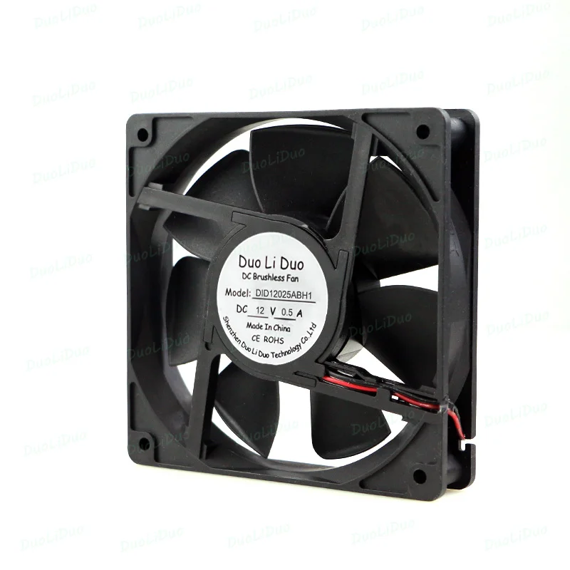 Waterproof Pc Fan 120mm Axial Fan 120 X 120 X 25 Mm Dc 12v 24v 48v Pwm ...