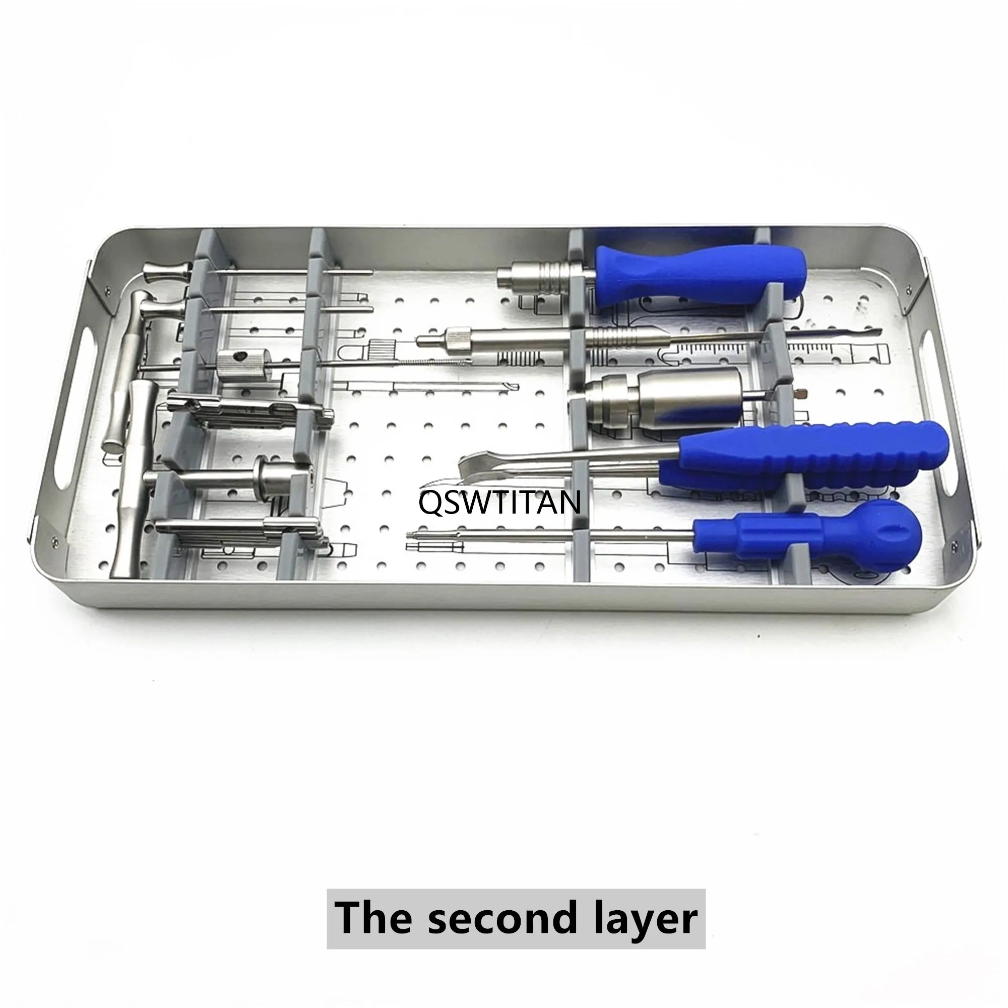 Orthopedic A0 Upper Limb Locking Plate Instrument Kit Bone Surgical ...