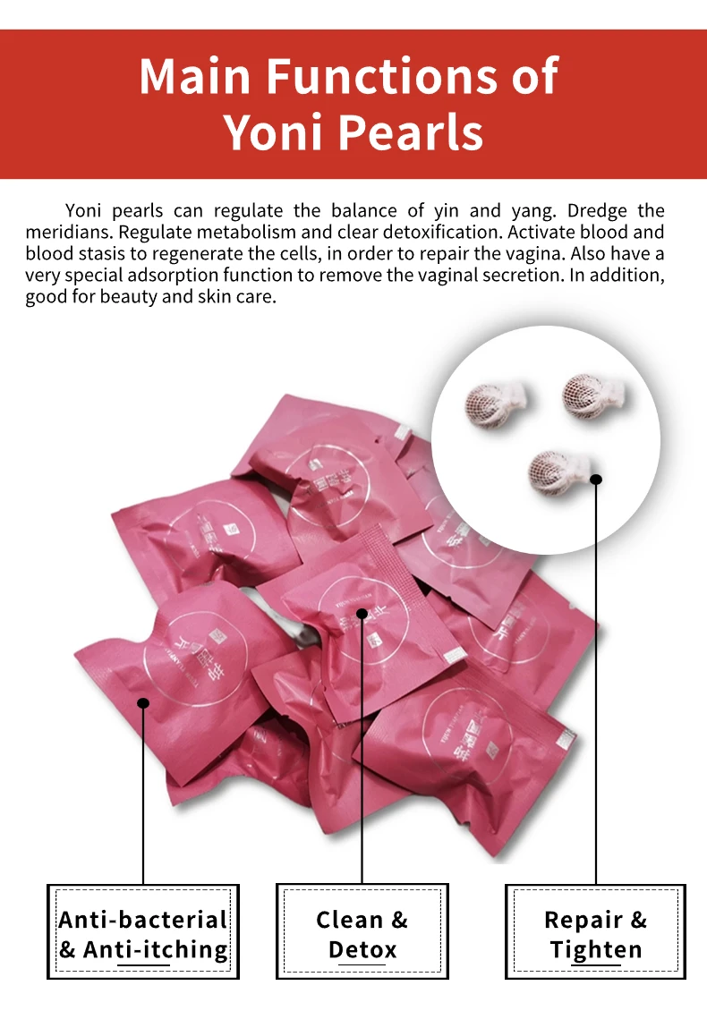 Prof. Ding Oem Vaginal Cleaning Point Yoni Detox Pearls Yoni Pearls ...