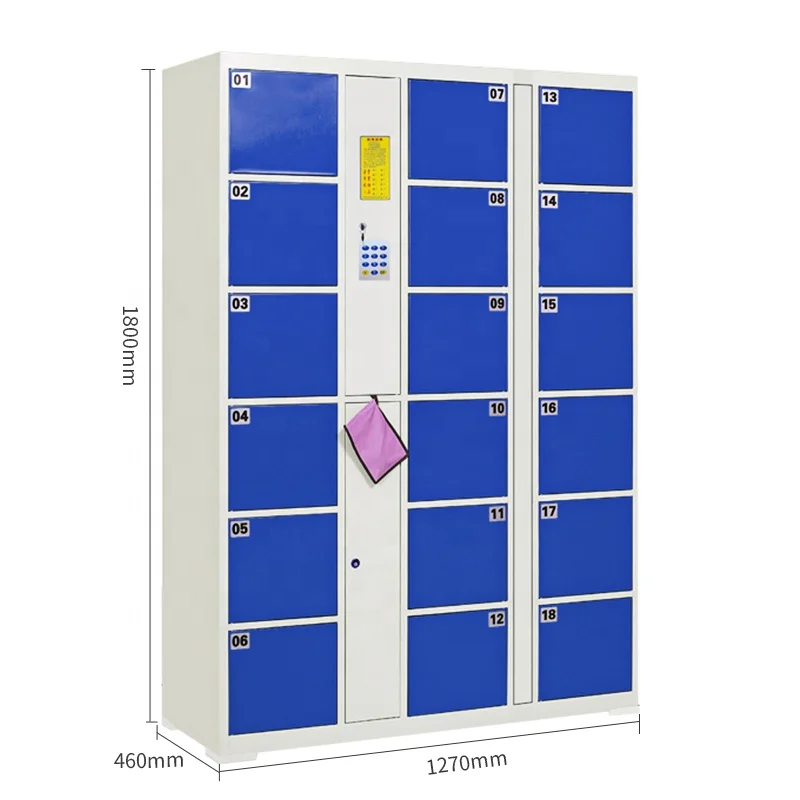 Self-service Barcode Lock Supermarket Muti Doors Equipments Intelligent ...