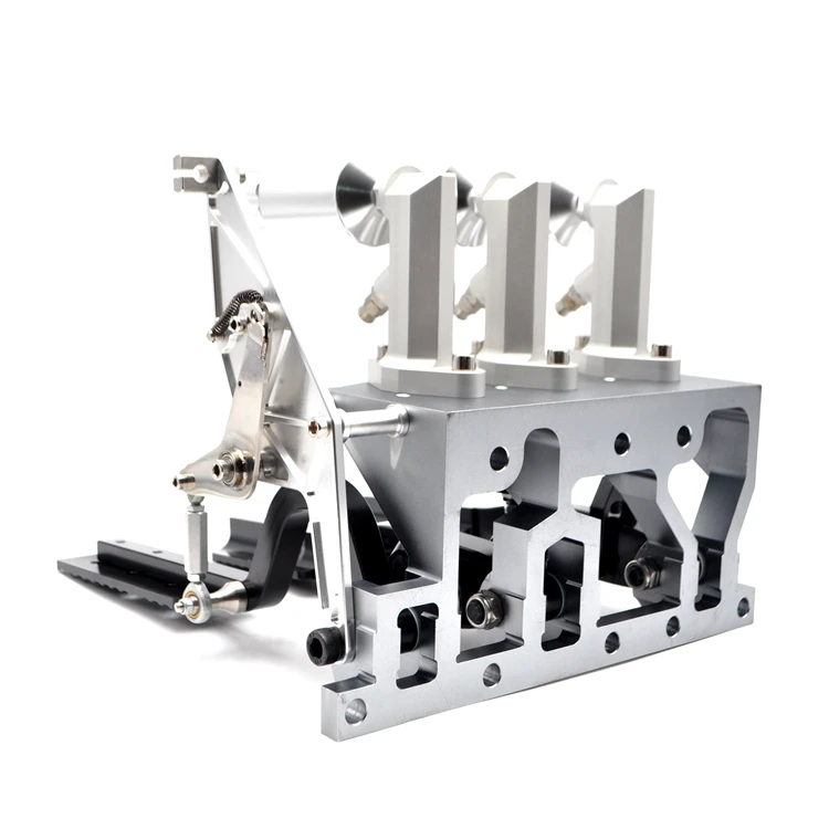 Universal Adjustable Pedal Box for Racing - 3 Pedal Aluminum Assembly ...
