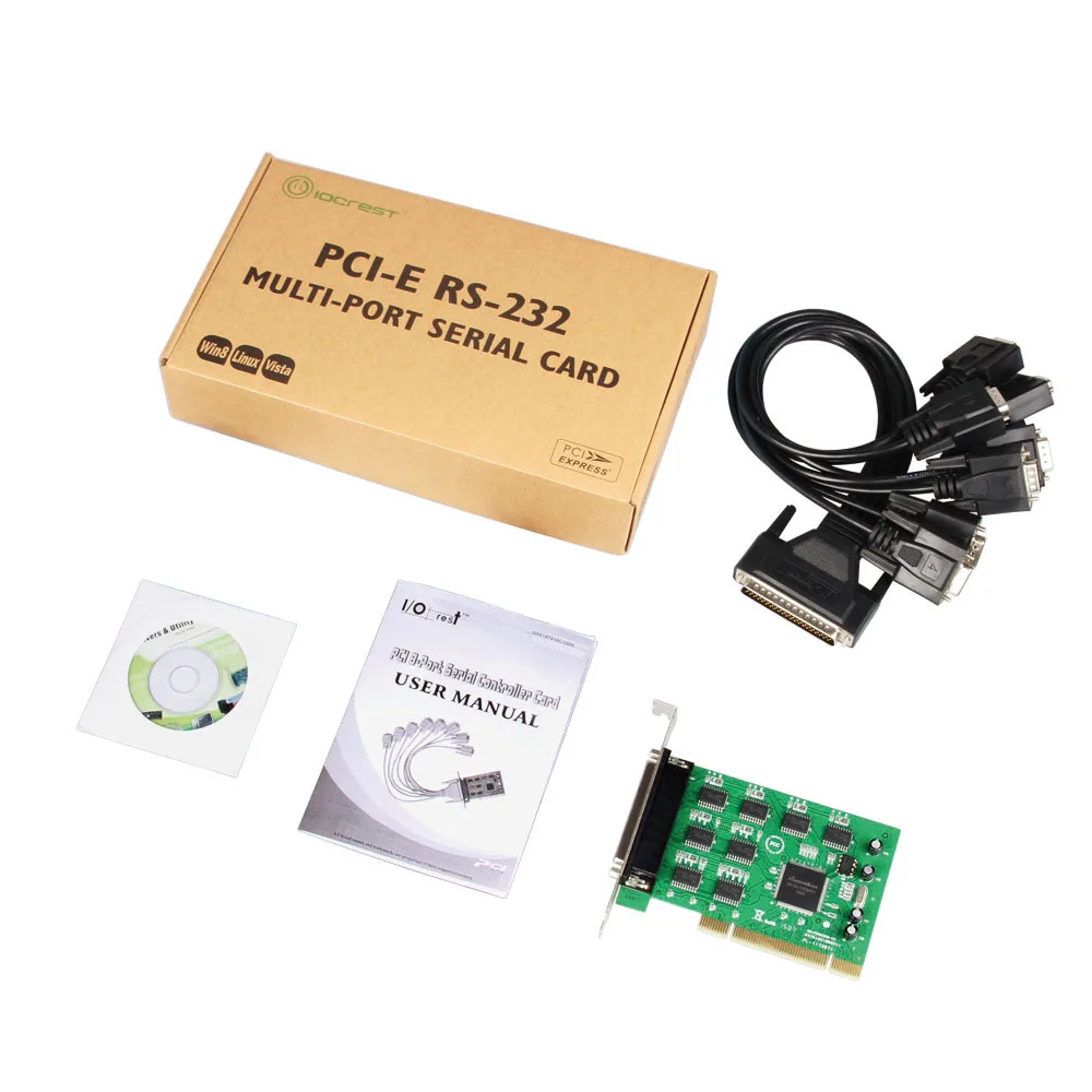 8 Port Rs232 Pci Multiple Serial Port Card - Buy Multiple Serial Card,8 ...