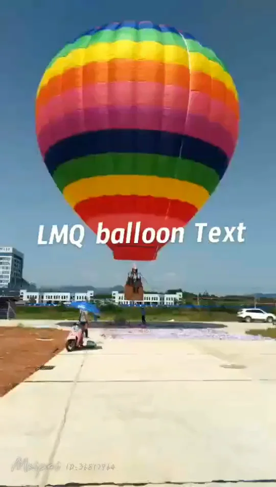 Entertainment Theme Park Inflatable Flying Floating Hot Air Balloon For ...