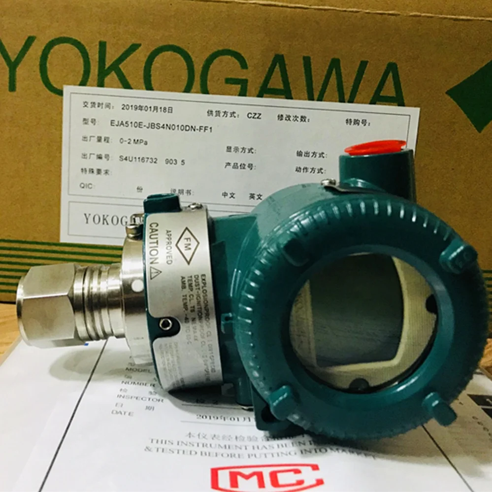 YOKOGAWA brand EJA510E Absolute Pressure Transmitter 4 to 20ma output ...