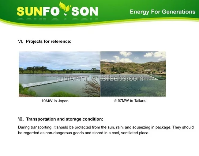 Solar Panel Floating Mounting Structure Floating Mounting Structure ...