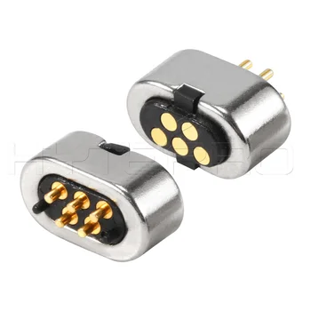 Automotive 5 Pogo Pin Gold Plated Magnetic Electrical Wire Spring ...