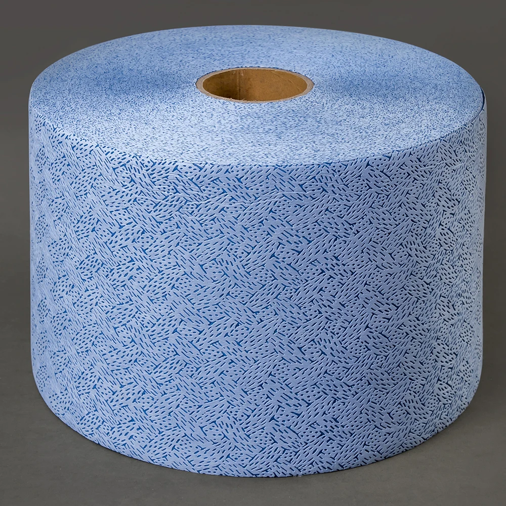 Blue Color 100% PP Melt Blown Wipes Industrial Oil Wiping Cloth Machine ...