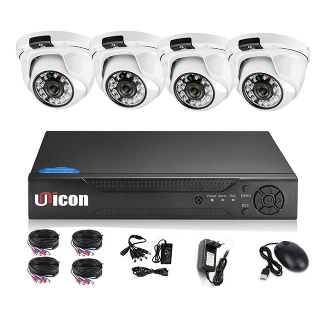 Outdoor Full Hd 4ch Cctv Ahd Dvr Kit 1080p Video Surveillance With ...