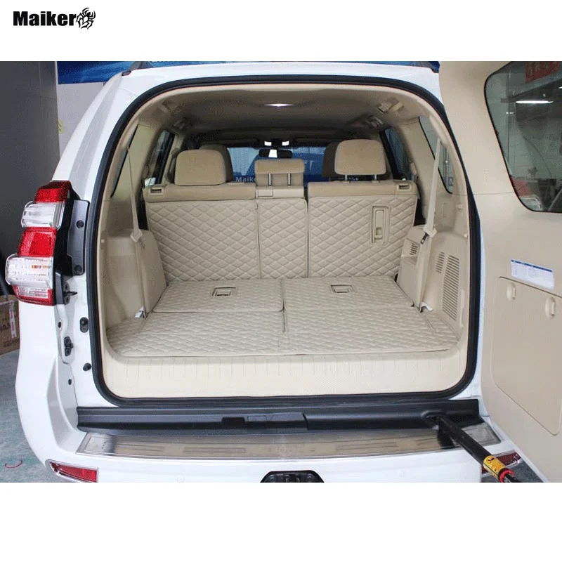 Car Interior Accessories 4x4 Parts For Toyota Prado Rear Trunk Foot Mat ...
