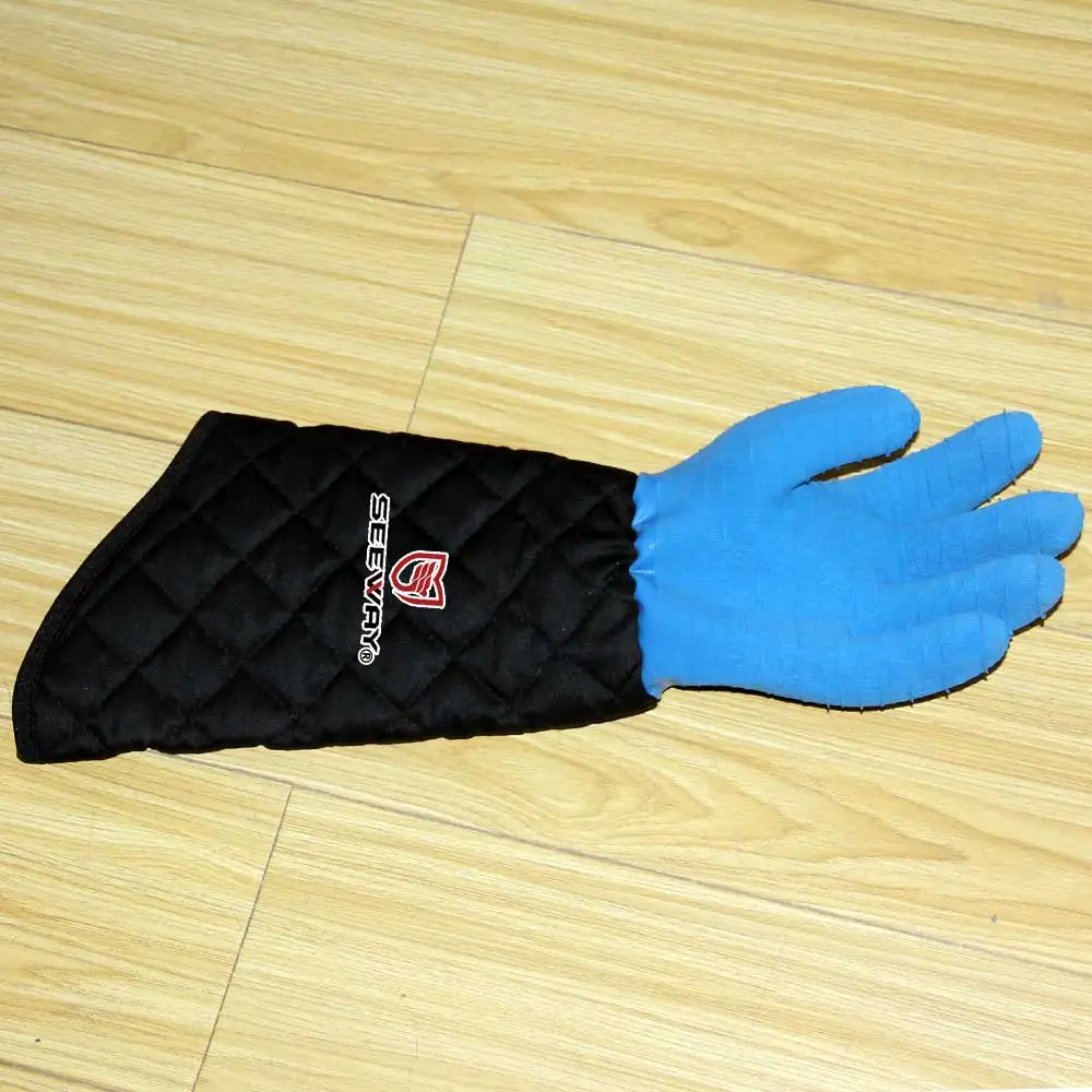 Heat Resistant Anti Steam Oven Gloves for Cabin Crew - XL Size, Crinkle ...