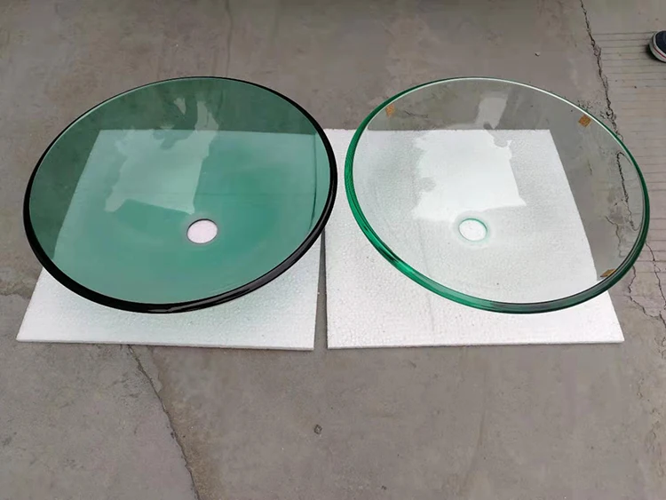 Vessel Sink Leaf Shape Wash Basin Design Glass Bathroom New Washing ...