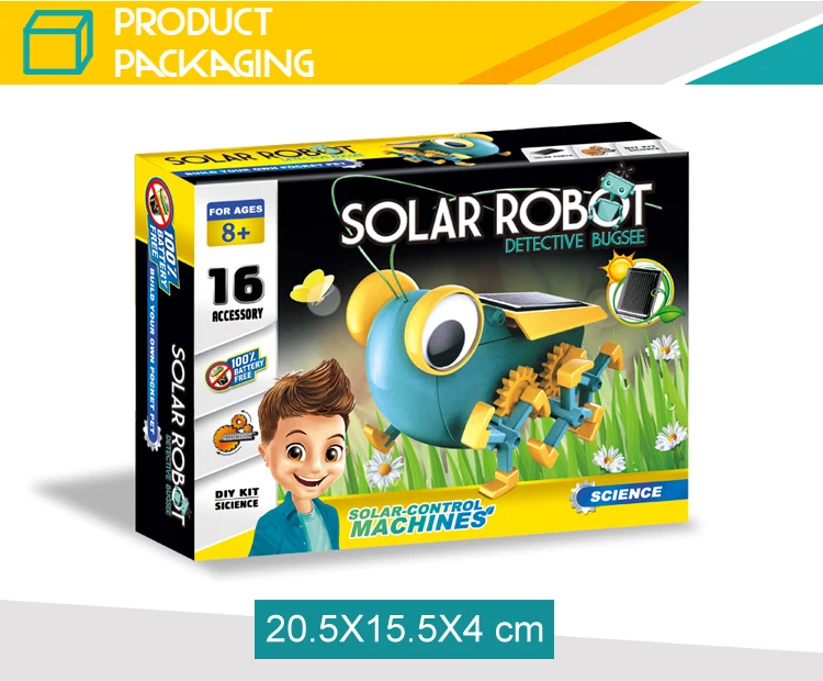 New Arrival Cricket Toy Educational Kids Smart Diy Solar Robot Kit ...