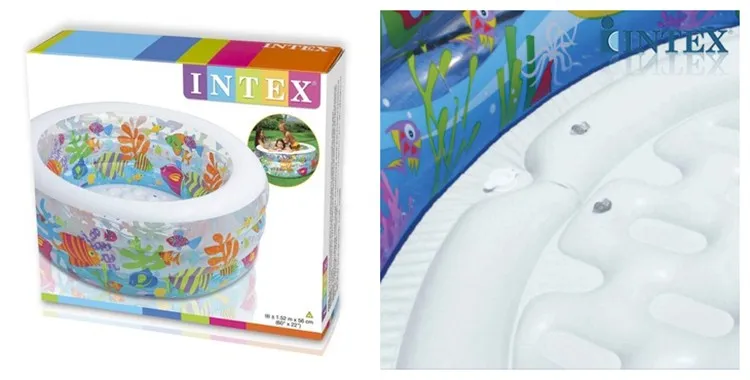 Intex 58480充气水族馆游泳池 - Buy 水族池,Intex游泳池,充气水池 Product on Alibaba.com