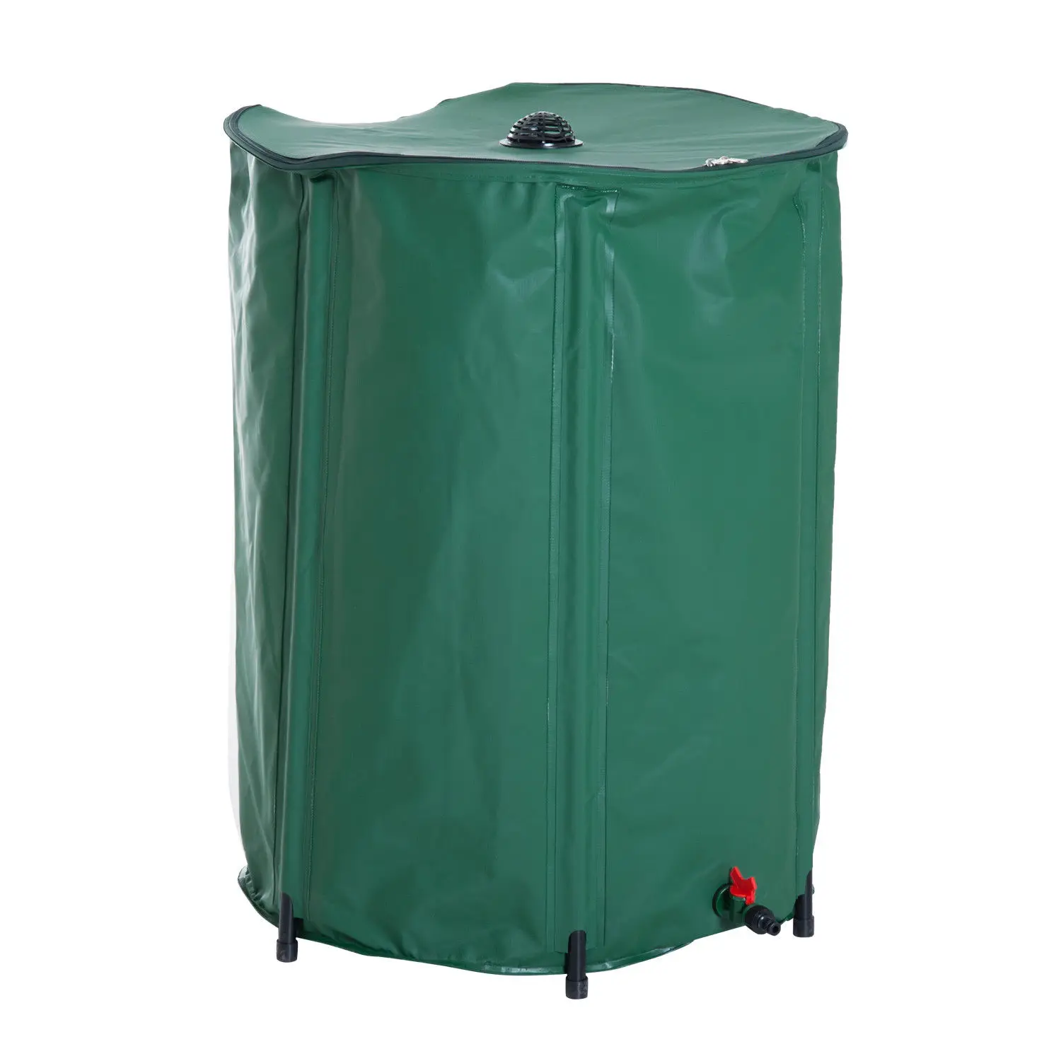 400l Rain Barrel Garden Water Butts Connector Foldable Storage Pvc Tank ...