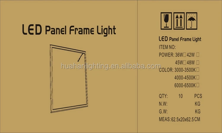 Hot Sell Lighting Rgb Led Panel Light 600 X600 Led Frame Panel Lights ...