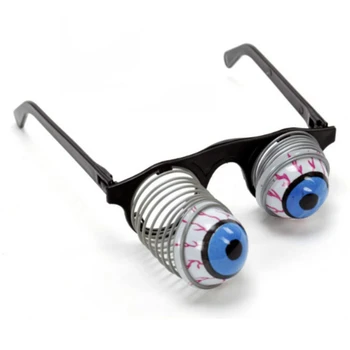 Scary Pop Out Eye Dropping Eyeball Glasses Horror Props Terror Frighten ...