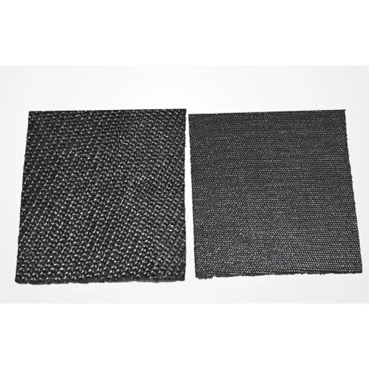 87 KN / 60 KN 390G geotextile fabric rip rap Black Woven Geotextile For ...