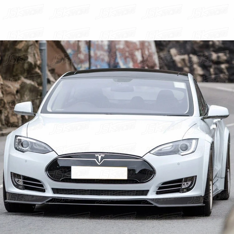 REVOZ STYLE CARBON FIBER FRONT LIP FOR 2014-2016 TESLA MODEL S| Alibaba.com