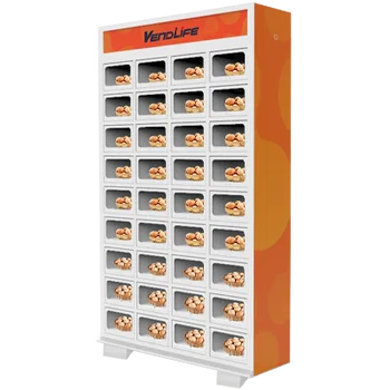Hotel Grid Locker Vending Machine For Vegetable Fresh Fruit Egg Snack ...