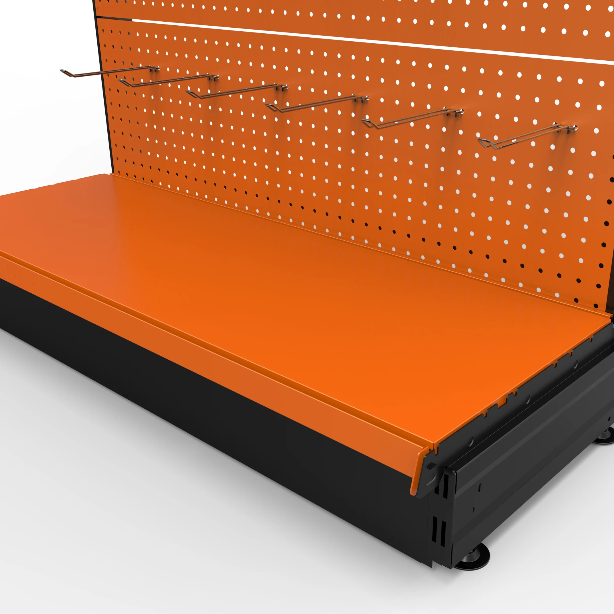 Hot Selling Supermarket Gondolas Tool Display Rack Metal Tool Display ...