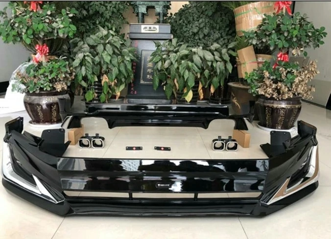 Maictop Front Bumper Spoiler with LED for Prado FJ150 2018| Alibaba.com