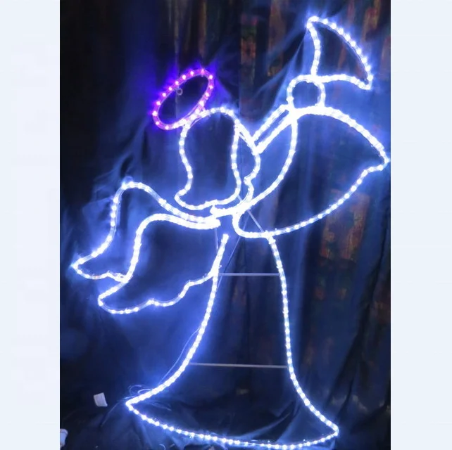 Outdoor Rope Lighted Angel - Buy Outdoor Christmas Angel Lights,Outdoor ...