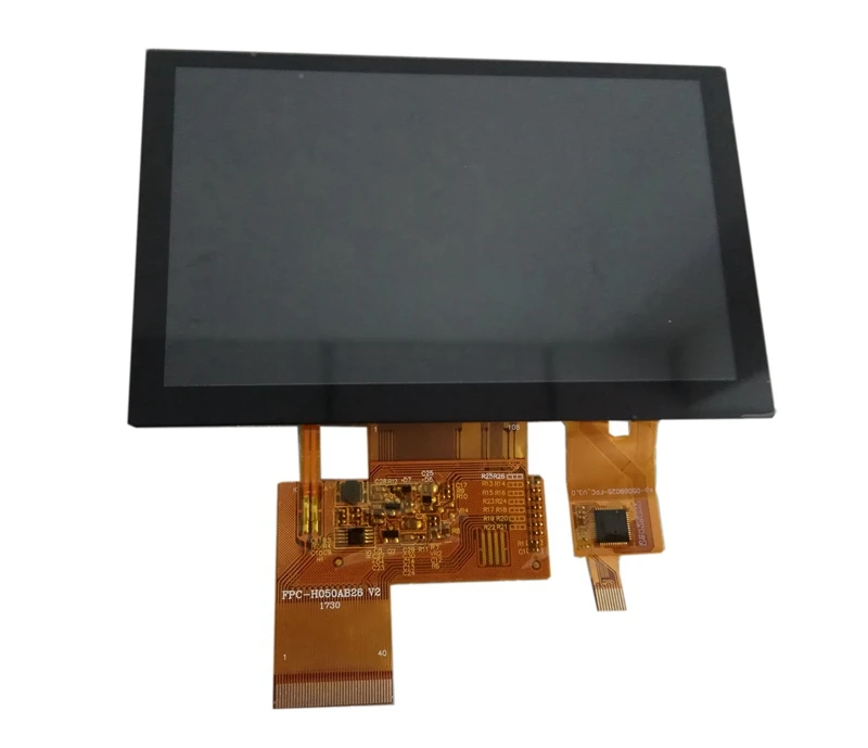 5 Inch Tft 800x480 Rgb Tn 40pin Lcd Display Screen Module - Buy 5 Inch ...