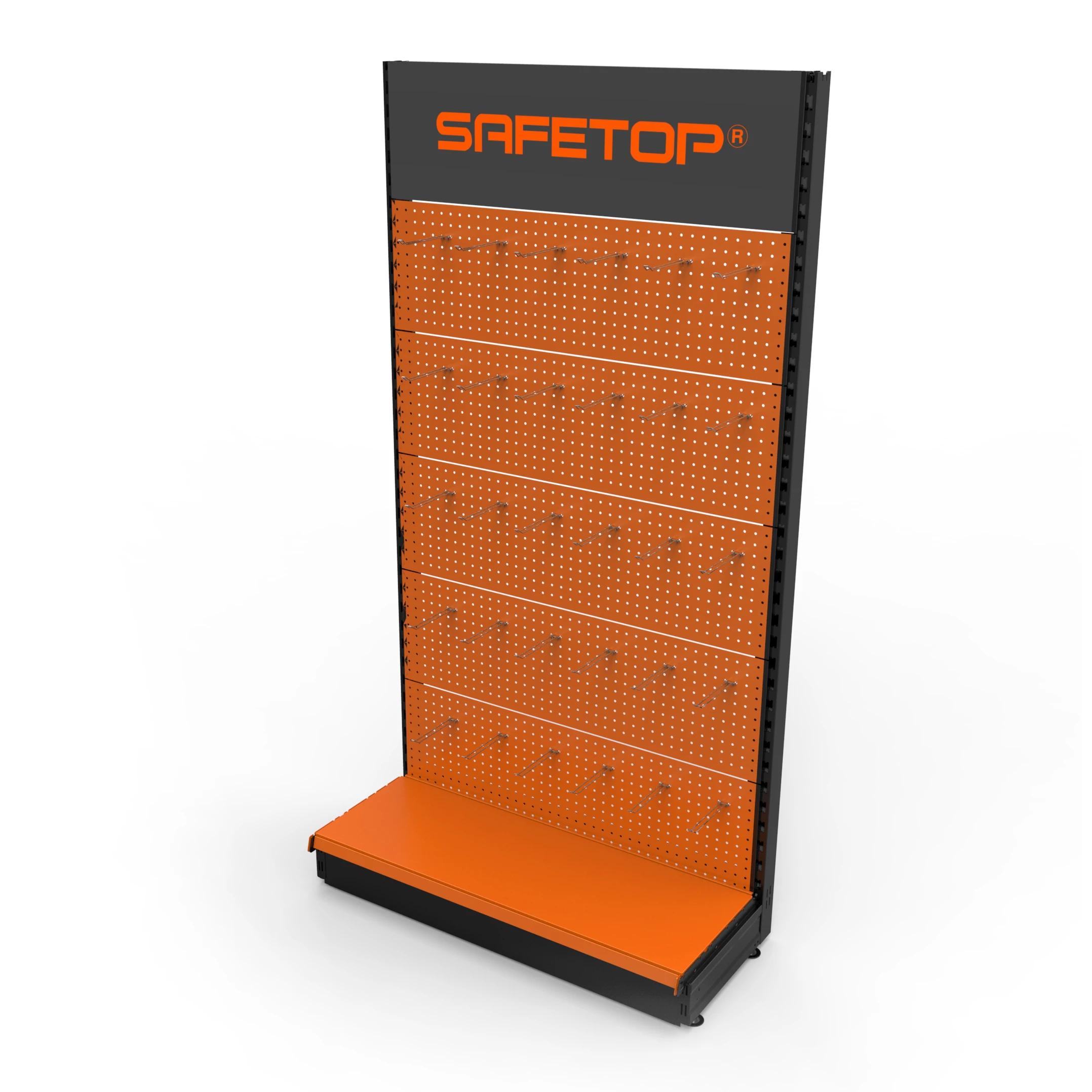 Hot Selling Supermarket Gondolas Tool Display Rack Metal Tool Display ...
