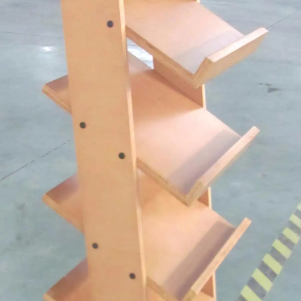 Free Standing Wood Display Stand Shelf For Bread - Buy Free Standing ...