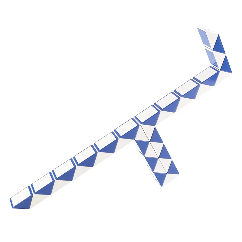 24 Blocks Large Size Magic Snake Cube Twist Puzzle Sensory Toys 24 ...