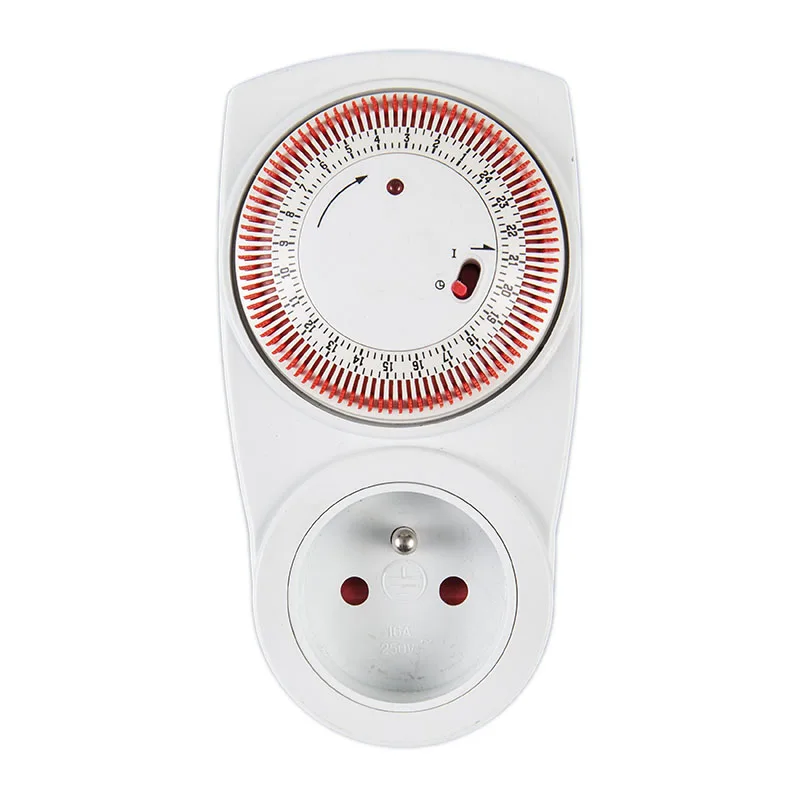 Tf-01a France 24 Hours Programmable Manual Mechanical Timer Plug ...