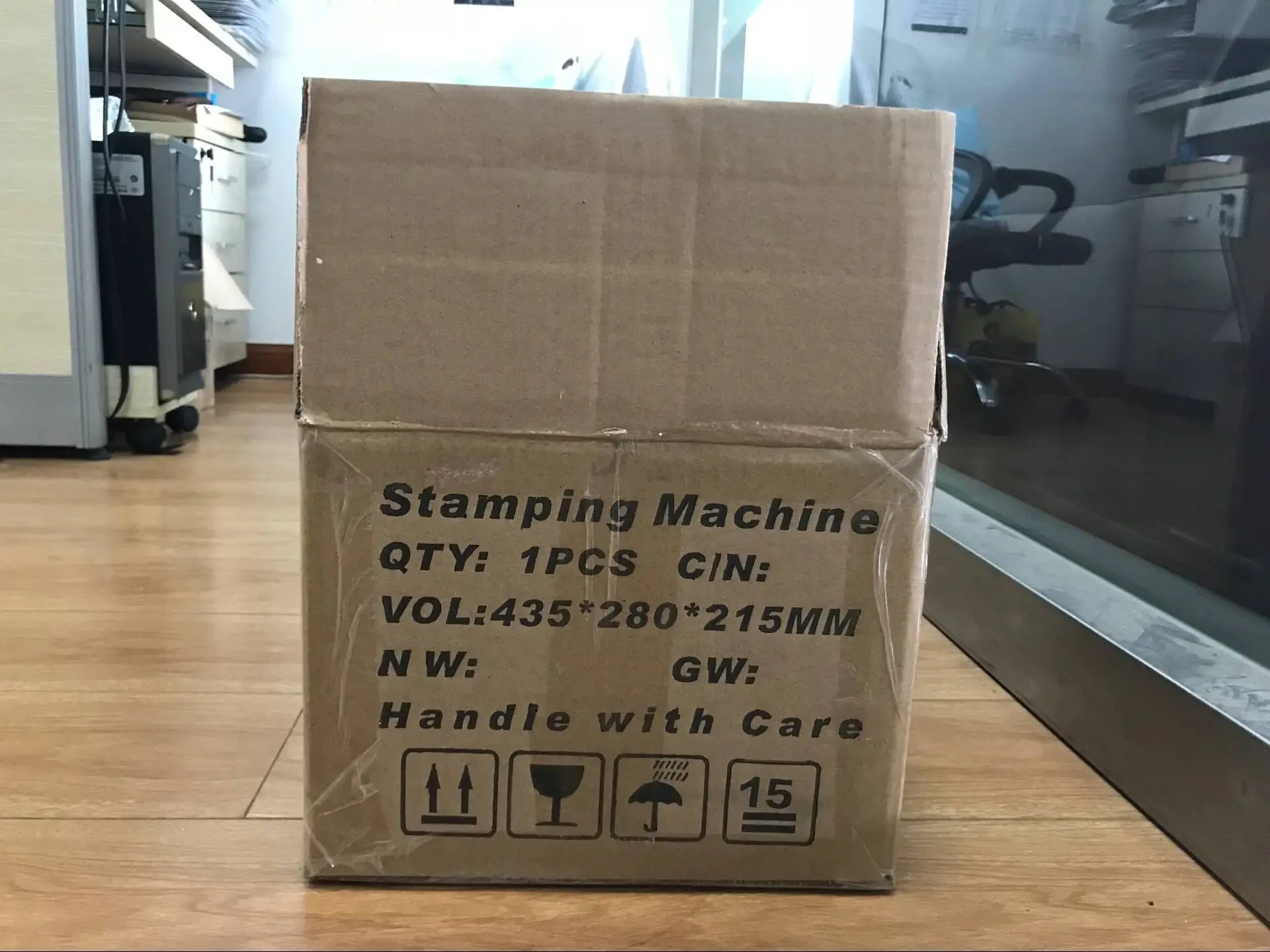 Hand Operated Embossing Logo Stamp Machine Used For Leather And Wood ...