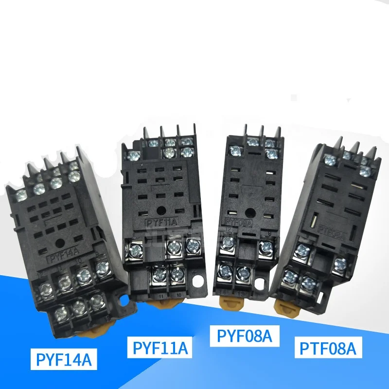 PYF08A PTF08A PYF14A 11A intermediate relay base socket with MY2/3/4NJ ...