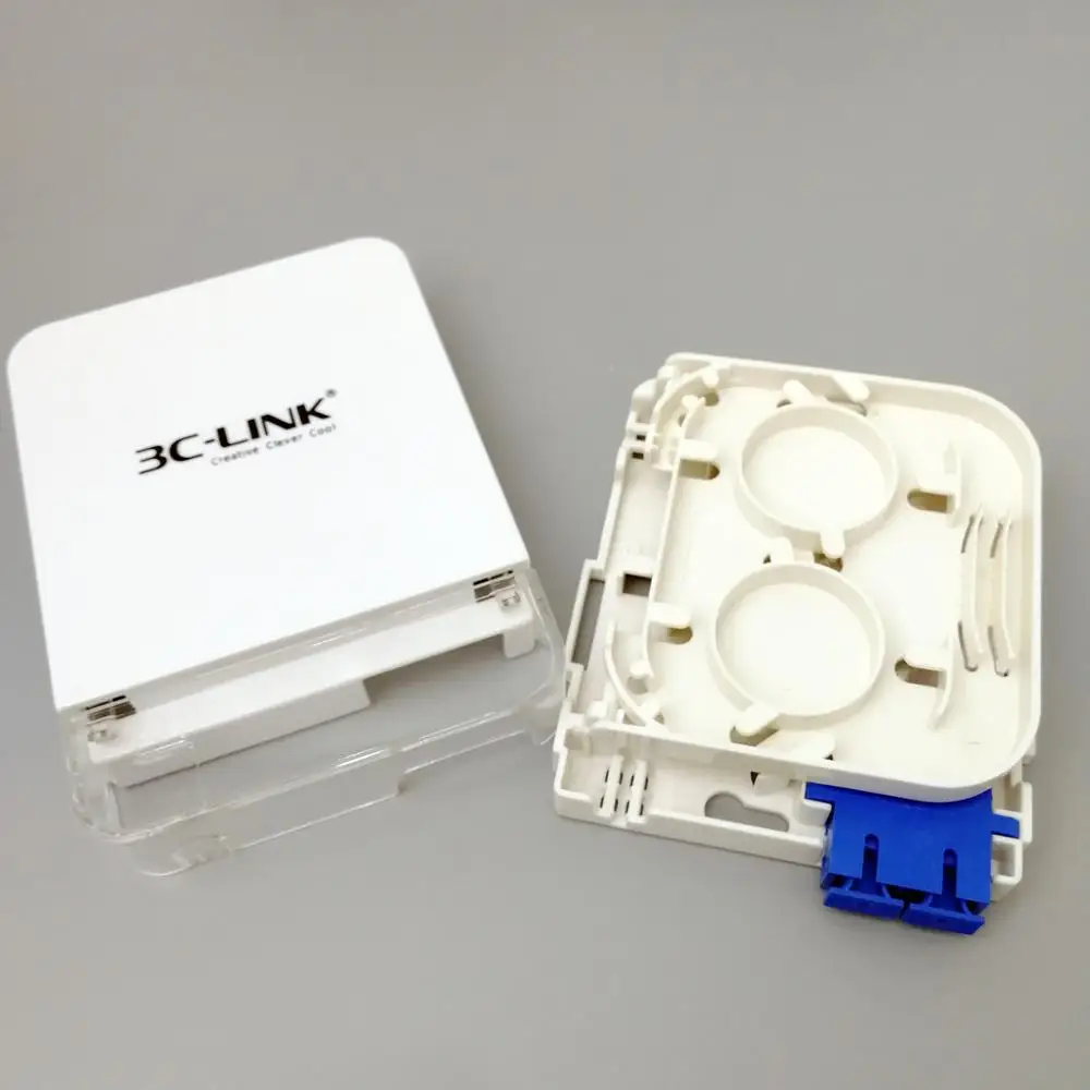 1-2 cores SC simplex duplex fiber optical joint ftth socket wall mount ...