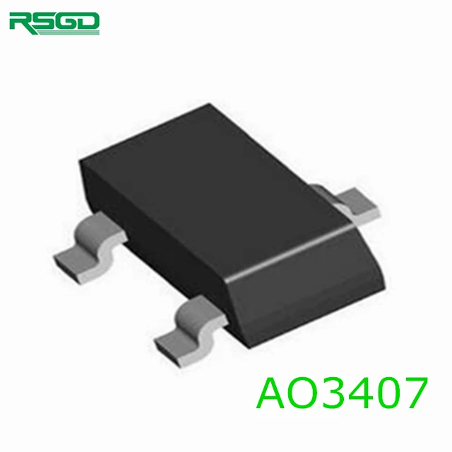 Original Ic De Triodo Transistor Mosfet Ao3407 Sot-23 Ao3407-a7ta Sot ...