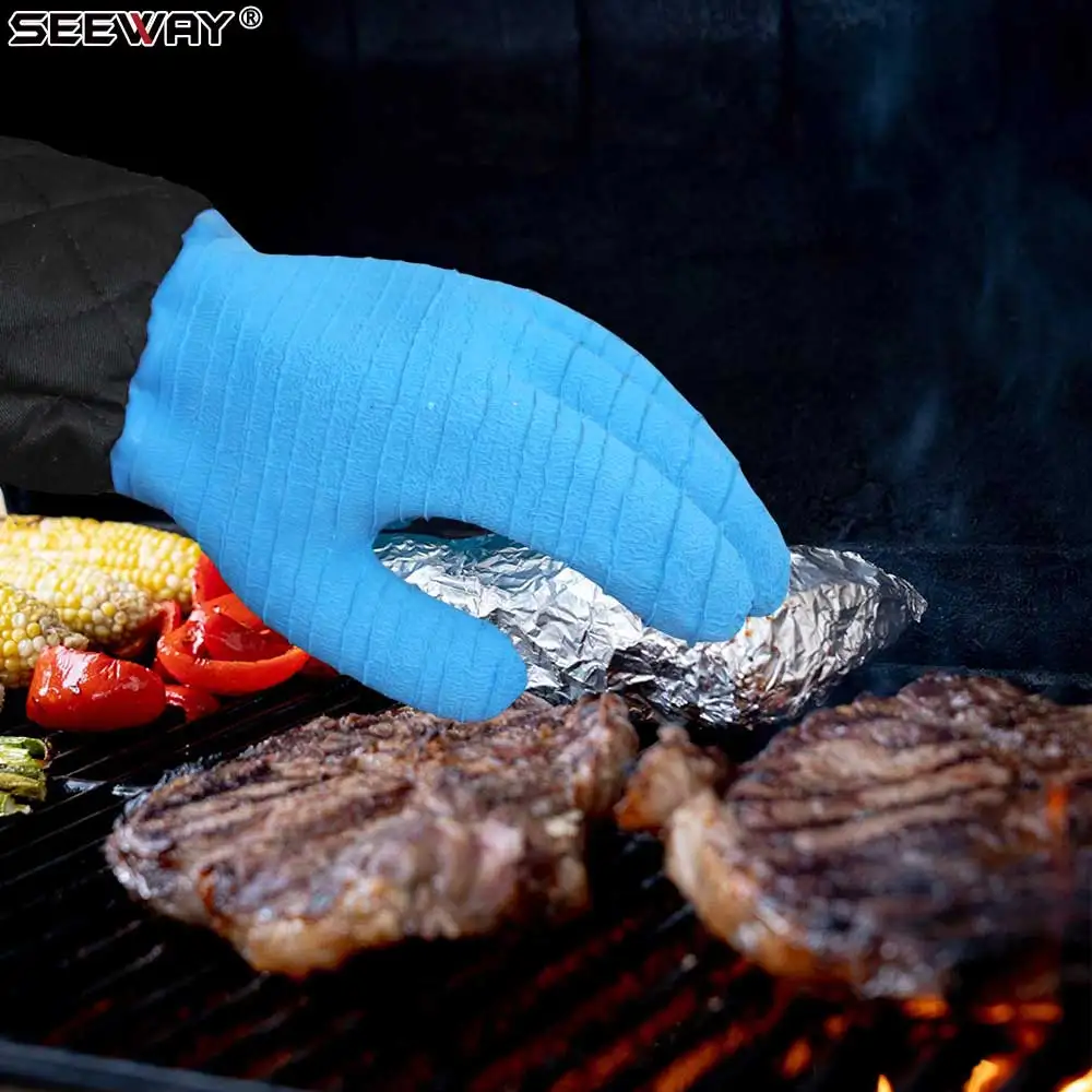 Heat Resistant Anti Steam Oven Gloves for Cabin Crew