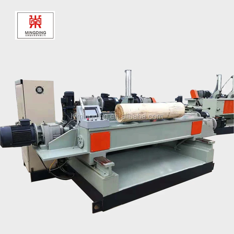 Plywood Making Machine Spindless Veneer Rotary Peeling Lathe,Plywood ...