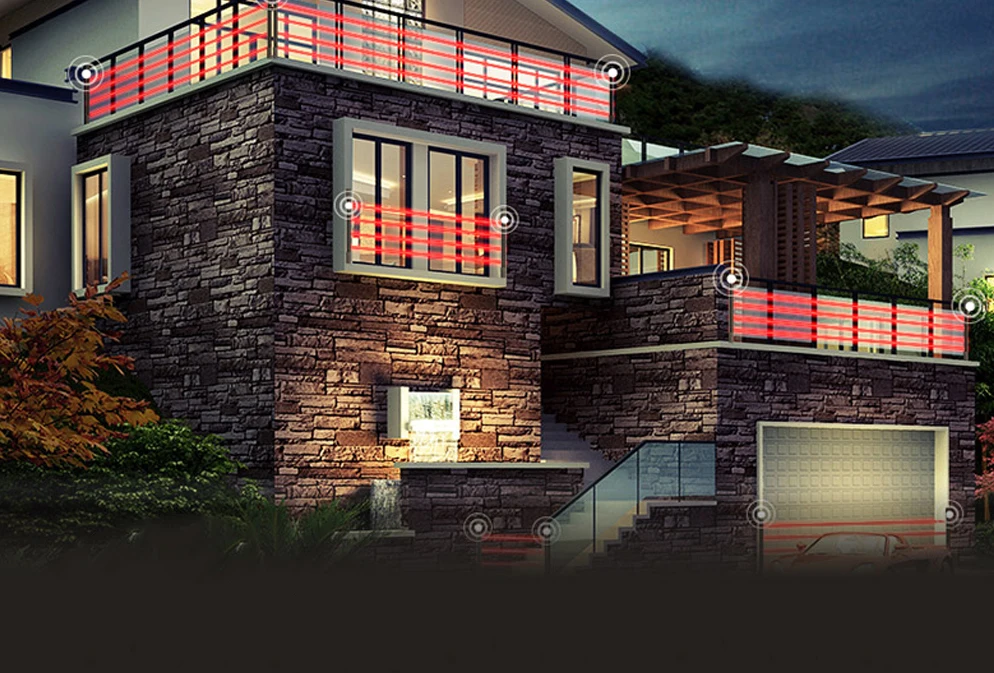 Alibaba.com: 50 to 250 meters detection range, 3-beam laser fence ...