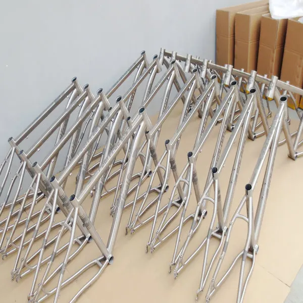 Hot Sale Titanium Helix Mtb Frame 29er Disc Brake Tapered Headtube Thru ...