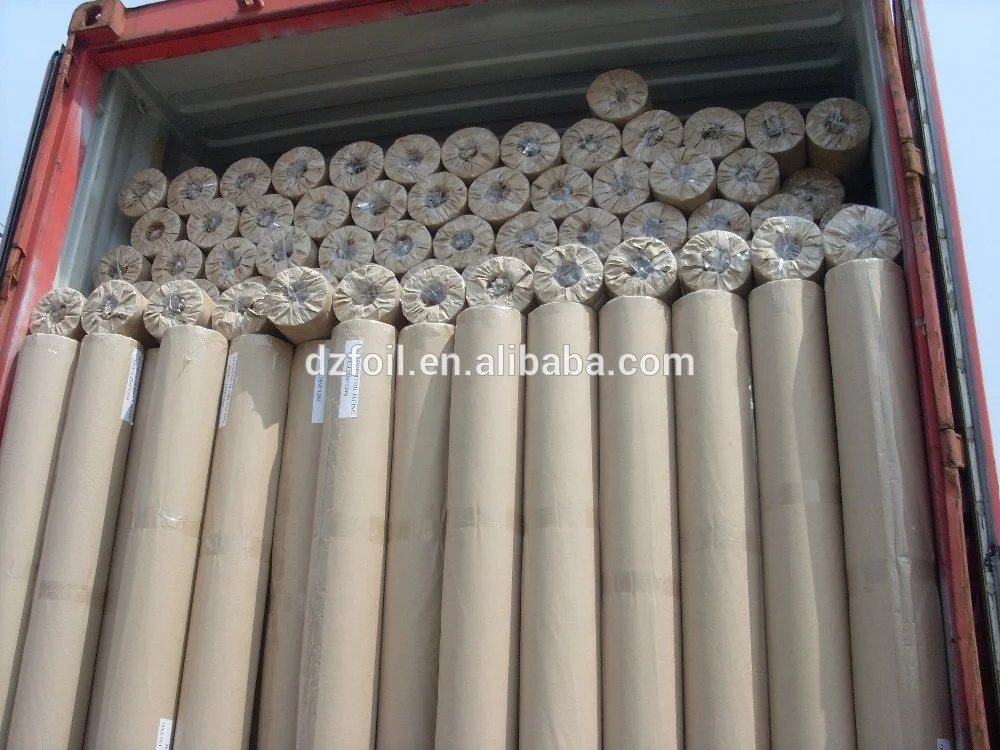 Aluminum Foil Fsk Facing With Fiberglass Scrim Kraft Paper Sarking ...